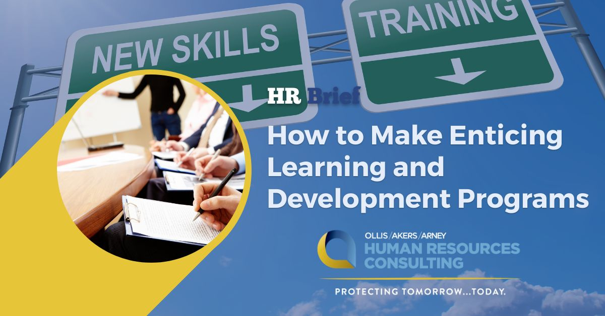 How to Make Enticing Learning and Development Programs | Ollis/Akers ...